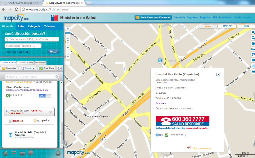 Alianza Minsal – MapCity permite ubicar su centro de salud más cercano ...